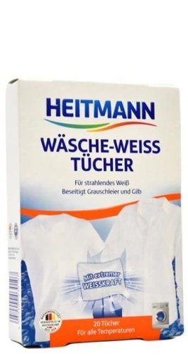 Heitmann Wäsche Weiss Tucher - 20 szt. - Chusteczki wybielające ...