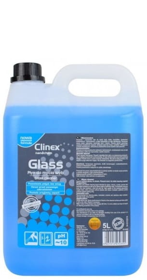 CLINEX Glass - 5L - Płyn do mycia szyb / Szyby i okna / Powierzchnie ...