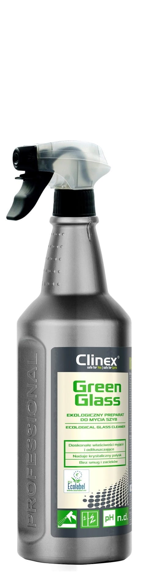 CLINEX Green Glass - 1L - Ekologiczny płyn do mycia szyb / Szyby i okna ...